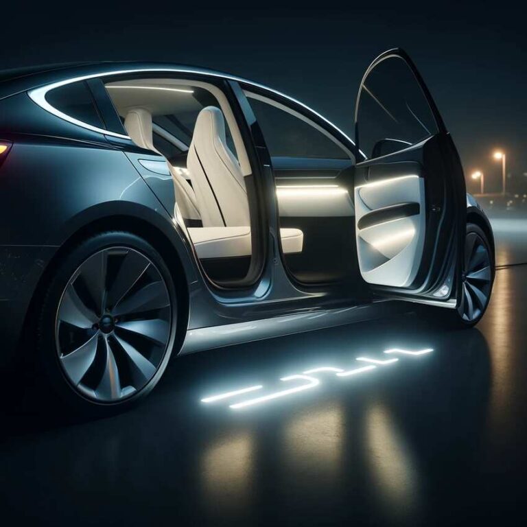 Tesla Model 3 Illuminated Door Sills